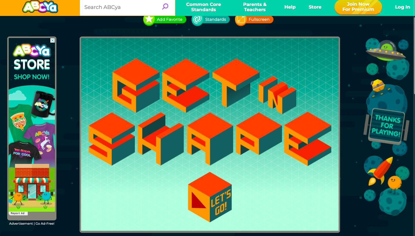 ABCYa: Get İn Shape- Geometry - ArfBot Blog